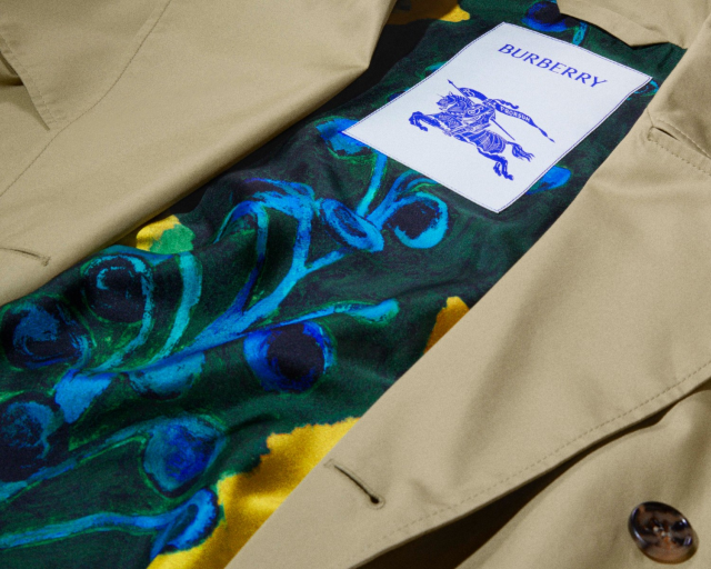 Burberry unveils a new scarf and trench collection in partnership with ...